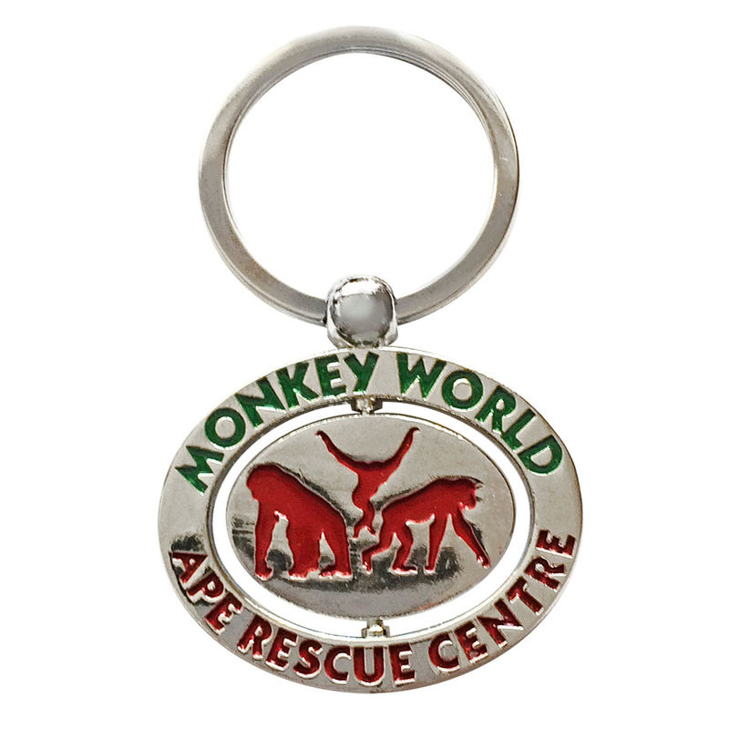 Stamped Spinner Keyring