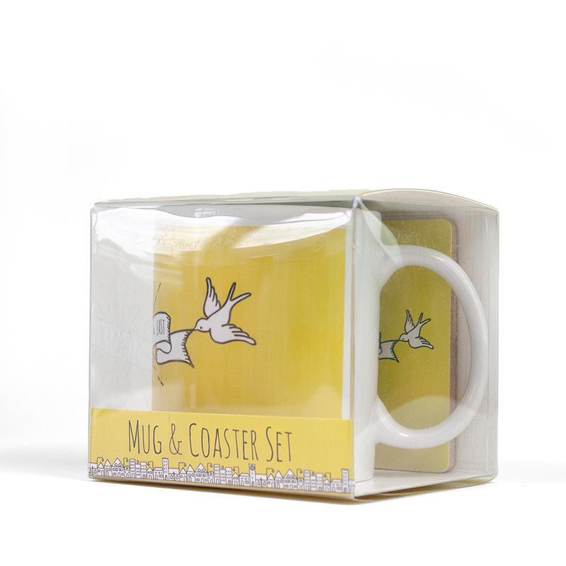 Boxed Mug and Coaster Set | Bespoke Printed Mugs | Judges
